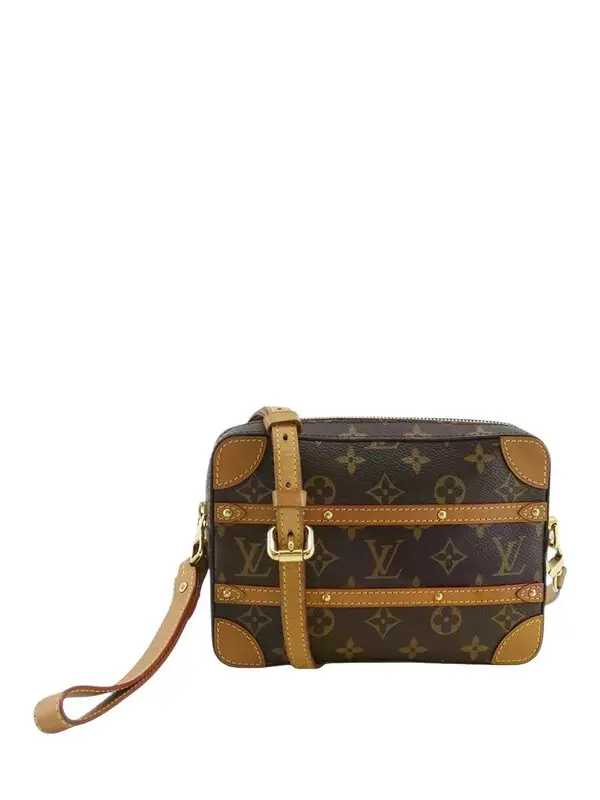 LOUIS VUITTON Monogram Legacy Soft Trunk Pochette Shoulder Bag - Brown