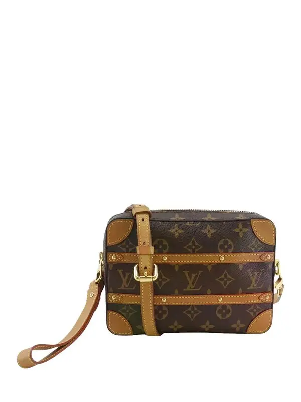 LOUIS VUITTON Monogram Legacy Soft Trunk Pochette Shoulder Bag - Brown