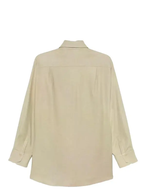 ALYSI Button-fastening Long-sleeve Shirt - Green