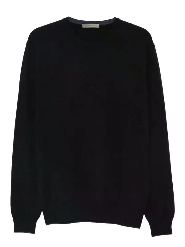 Corneliani Crew Neck Long-sleeve Sweater - Blue