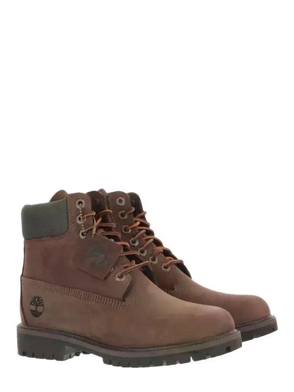 Timberland Logo-debossed Lace-up Ankle Boots - Brown
