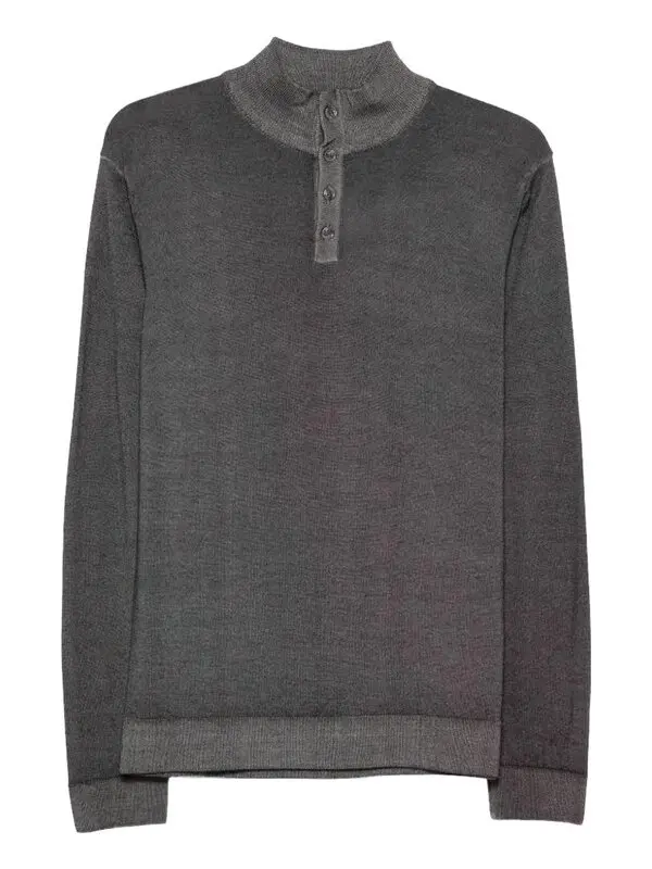 DANIELE FIESOLI Button-fastening Knit - Grey