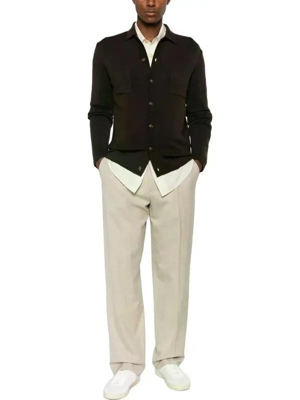 DANIELE FIESOLI Button-down Cardigan - Brown