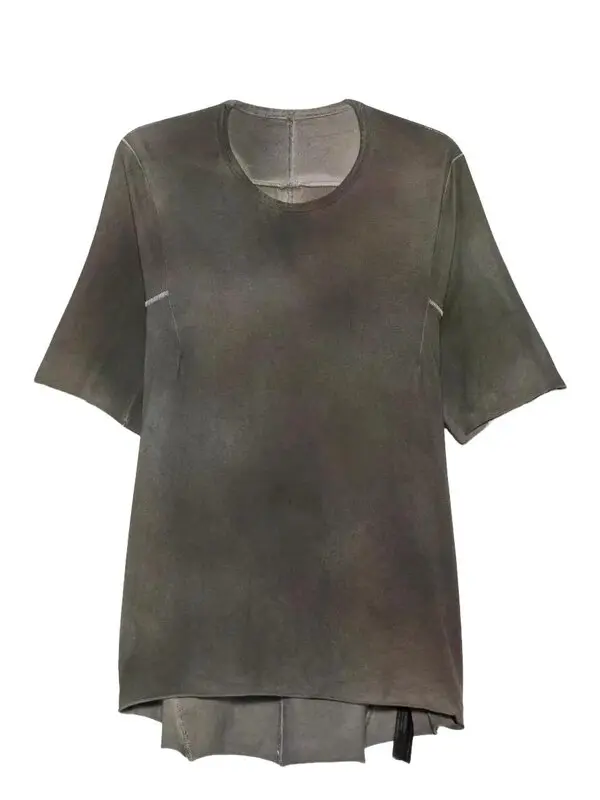 ISAAC SELLAM EXPERIENCE Exposed-seam T-shirt - Grey