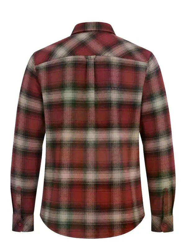 Rip Curl Count Flannel Check-pattern Shirt - Red