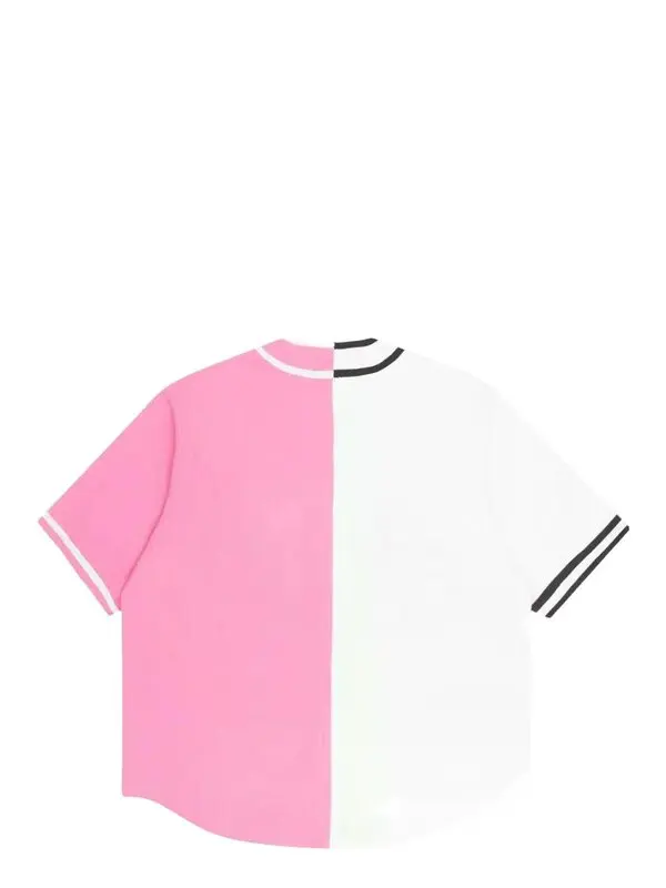 AAPE BY *A BATHING APE Embroidered Baseball Shirt - Pink
