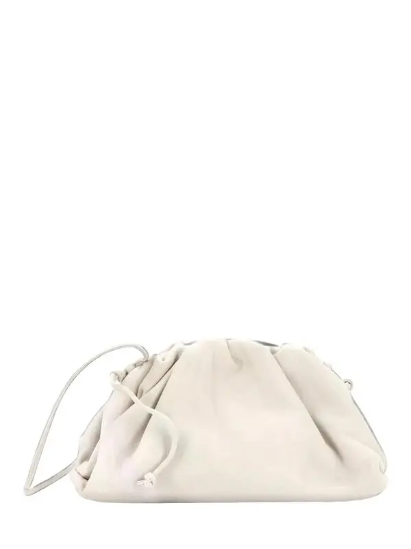 Bottega Veneta The Pouch Leather Mini Crossbody Bag - Neutrals