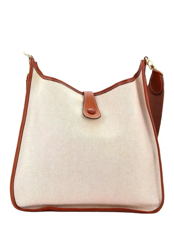 Hermès Evelyne Bag Gen I Toile And Leather Pm Crossbody Bag - Brown