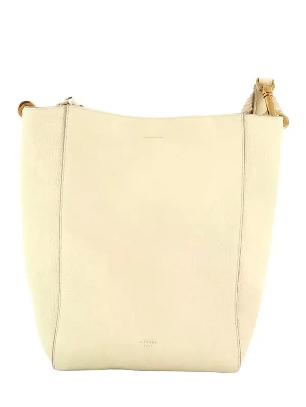 Celine Sangle Seau Bag Goatskin Bucket Bag - Yellow