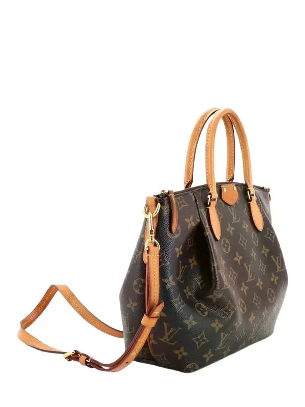 LOUIS VUITTON Monogram Canvas Pm Satchel - Brown