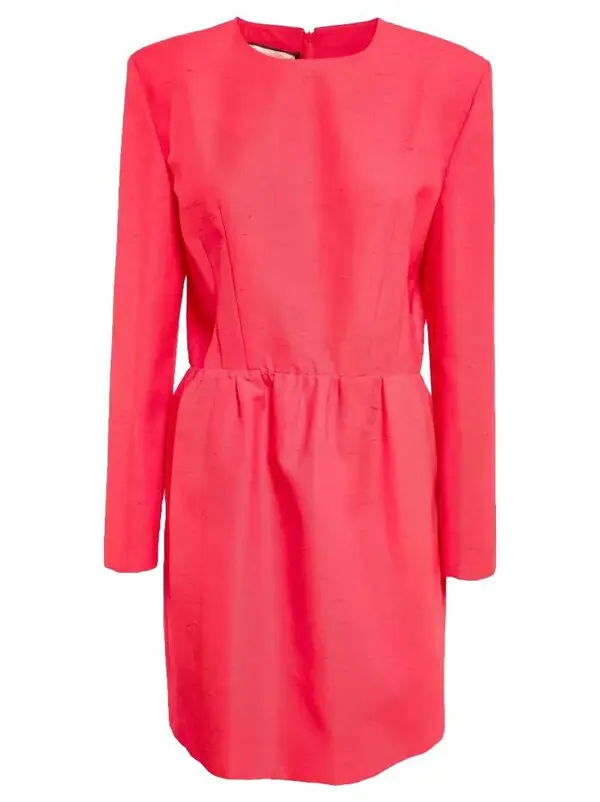 Gucci Textured Mini Dress - Pink