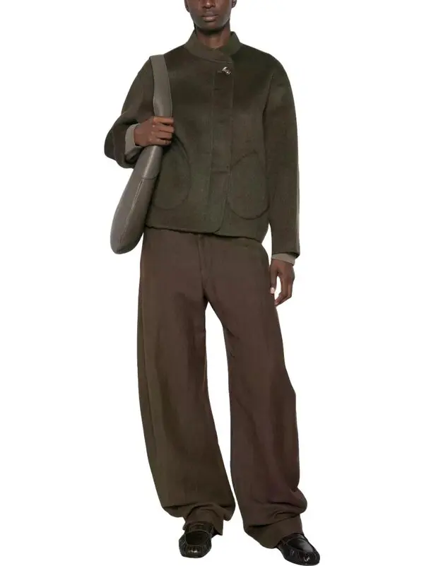 Soeur High-neck Jacket - Green