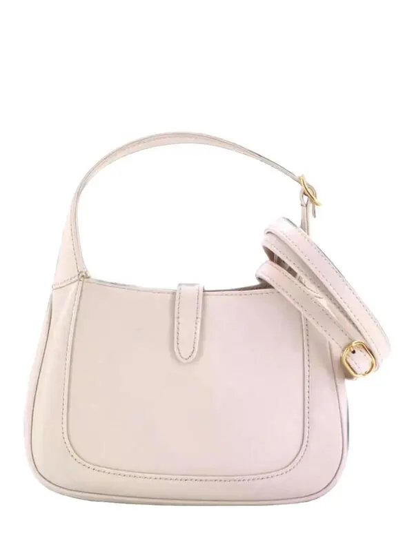 Gucci Jackie 1961 Leather Mini Hobo Bag - White