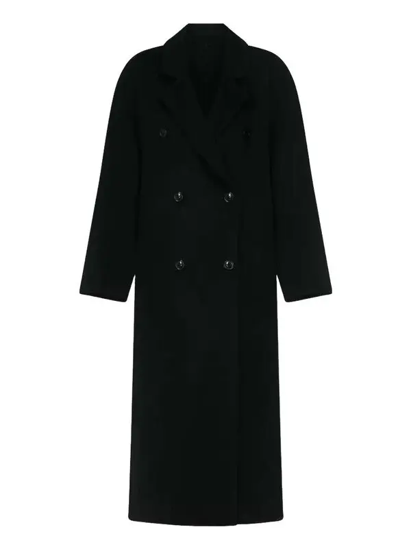 Loulou De Saison Irvin Double-breasted Coat - Black