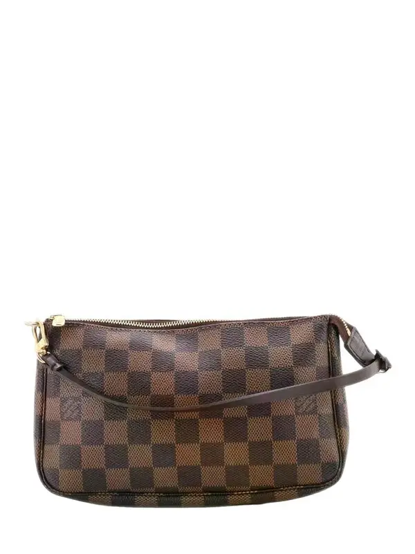 LOUIS VUITTON Pochette Accessoires Damier Clutch Bag - Brown