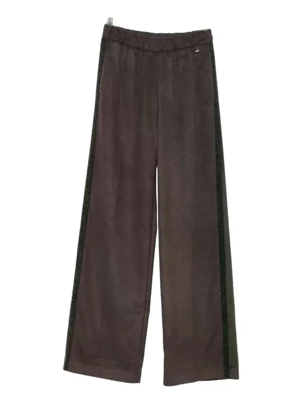 Herno Elasticated Waistband Wide-leg Trousers - Brown