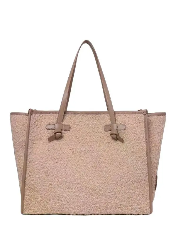 GIANNI CHIARINI Marcella Bouclé-effect Tote Bag - Pink