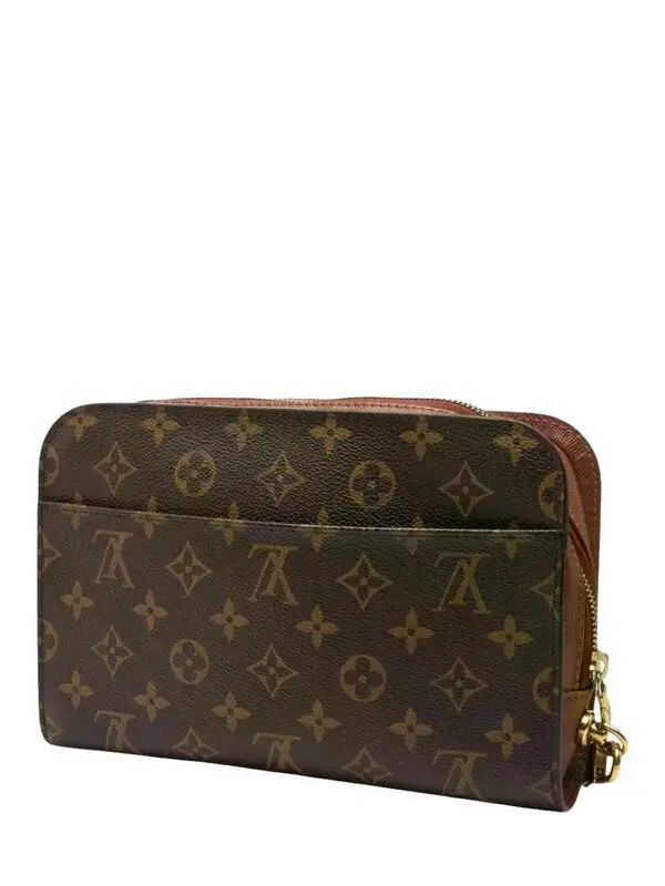 LOUIS VUITTON Monogram Orsay Clutch Bag - Brown