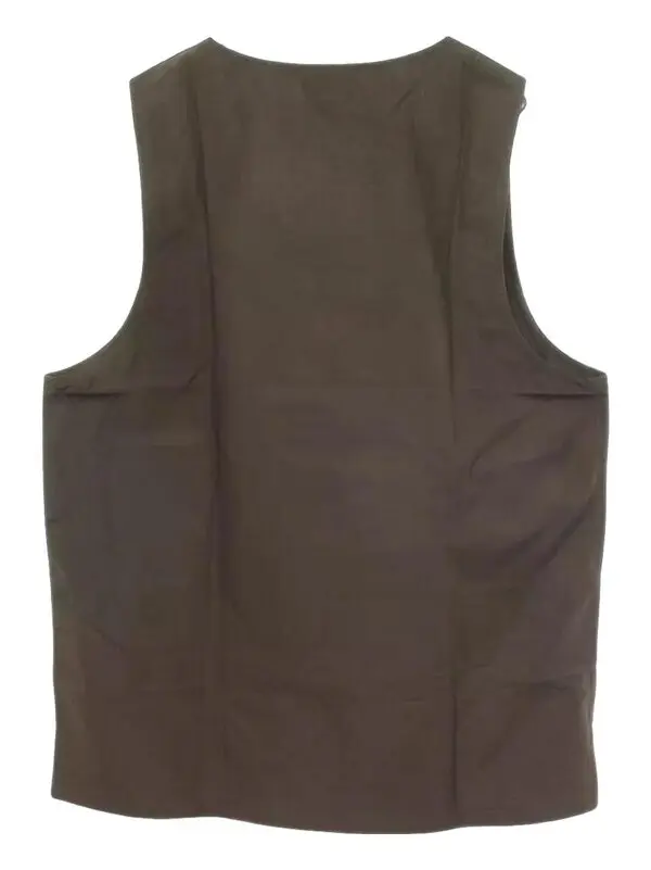 Hermès Sleeveless Cotton Top - Green