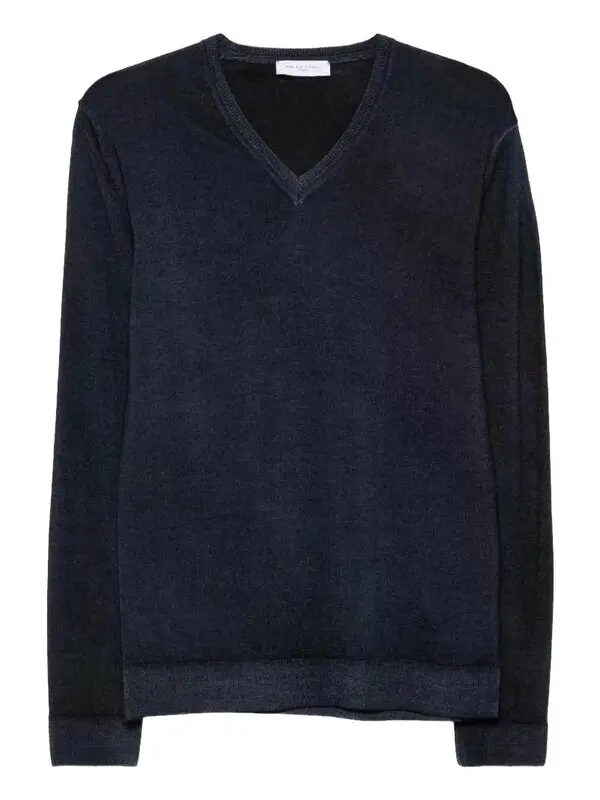 DANIELE FIESOLI V-neck Sweater - Blue