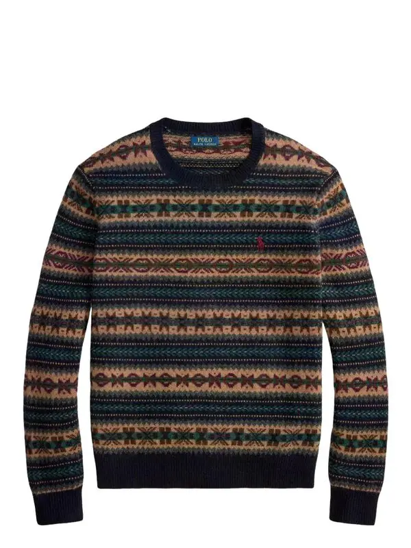 Polo Ralph Lauren Fair Isle Knit Sweater - Blue