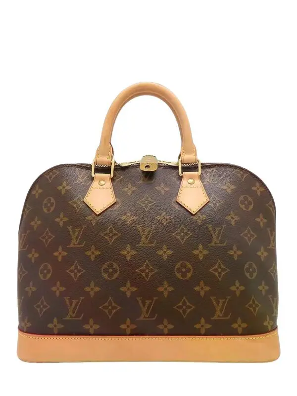 LOUIS VUITTON Monogram Alma Pm Handbag - Brown
