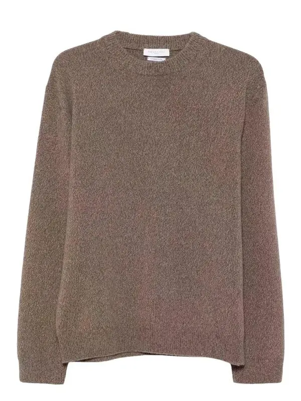 DANIELE FIESOLI Knitted Crew Neck Sweater - Brown