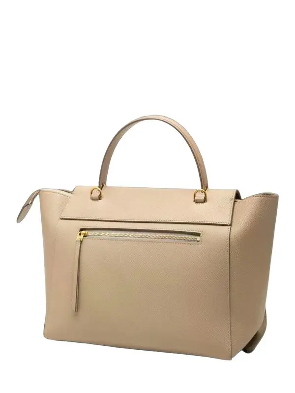 Celine Grained Calfskin Belt Bag Satchel - Neutrals