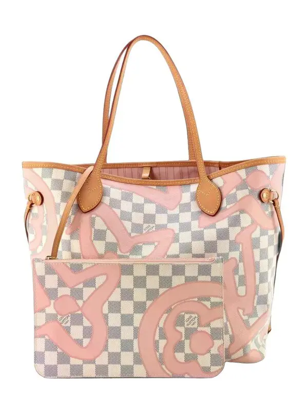LOUIS VUITTON Damier Tahitienne Neverfull Mm Tote Bag With Pouch - Multicolour