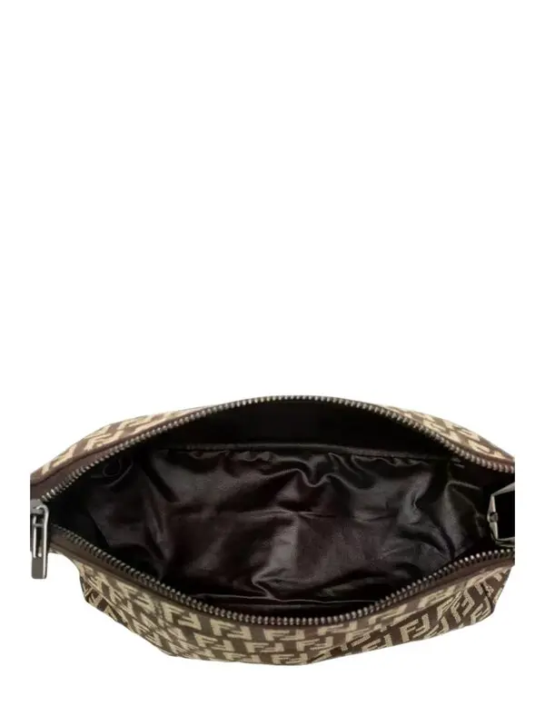 Fendi 2000-2010 Zucchino Canvas Handbag - Brown