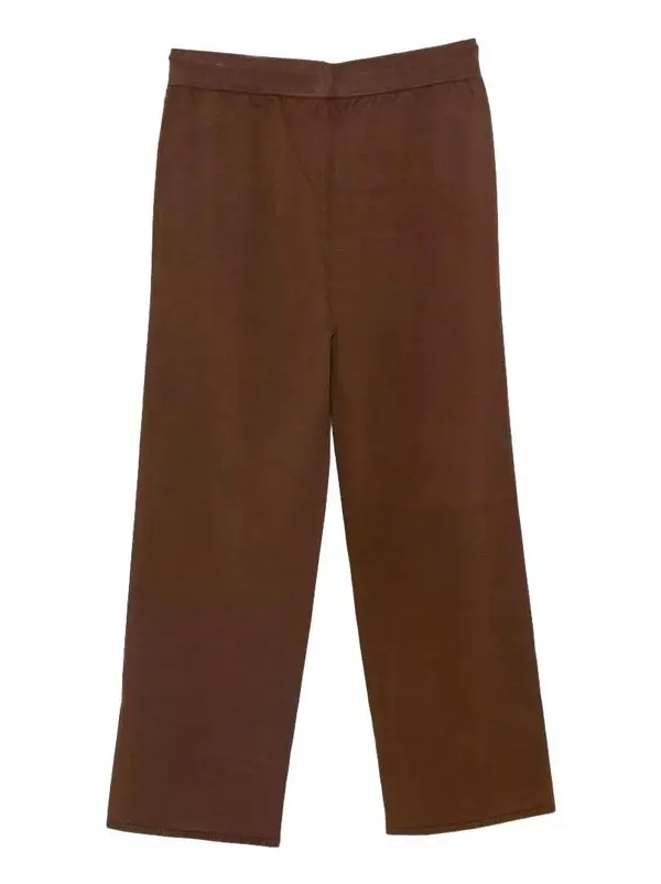 Marina Rinaldi Sequin Embellished Drawstring Track Pants - Brown