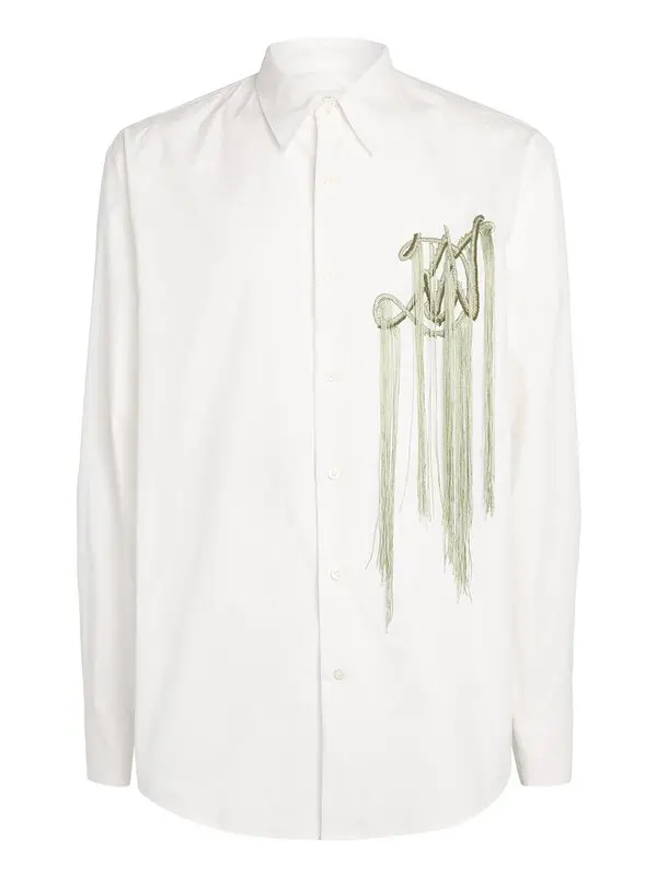 Dries Van Noten Cotton Embroidered Shirt - White