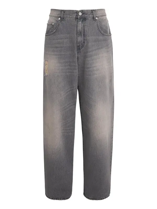 Séfr Mass Wide-leg Jeans - Black