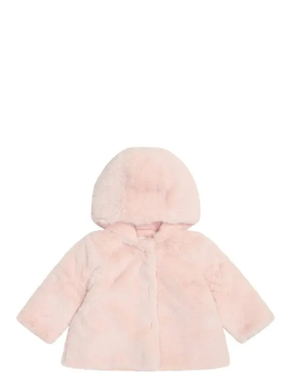 PATACHOU Baby Fluffy Coat - Pink