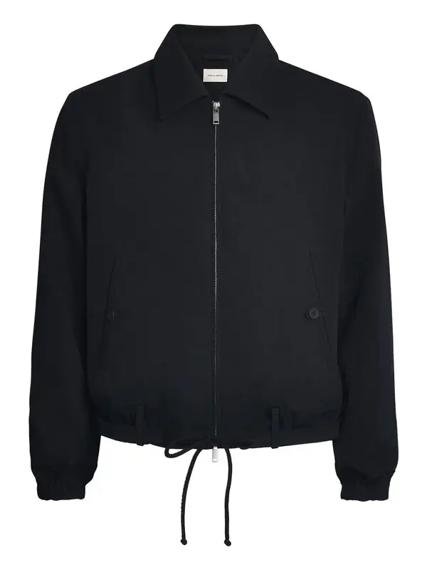CRAIG GREEN Wool Twill Utility Jacket - Black
