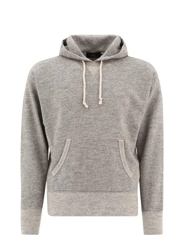 Ralph Lauren Logo Drawstring Hood Hoodie - Gray