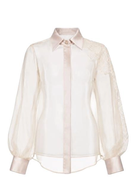 D.exterior Long-sleeve Shirt With Snap Closures - No