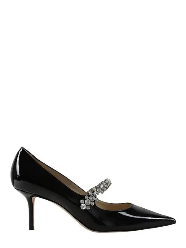 JIMMY CHOO Crystal Embellished High Heels - Black