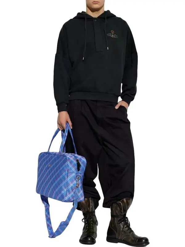 VIVIENNE WESTWOOD Batwing Embroidered Hoodie - Black