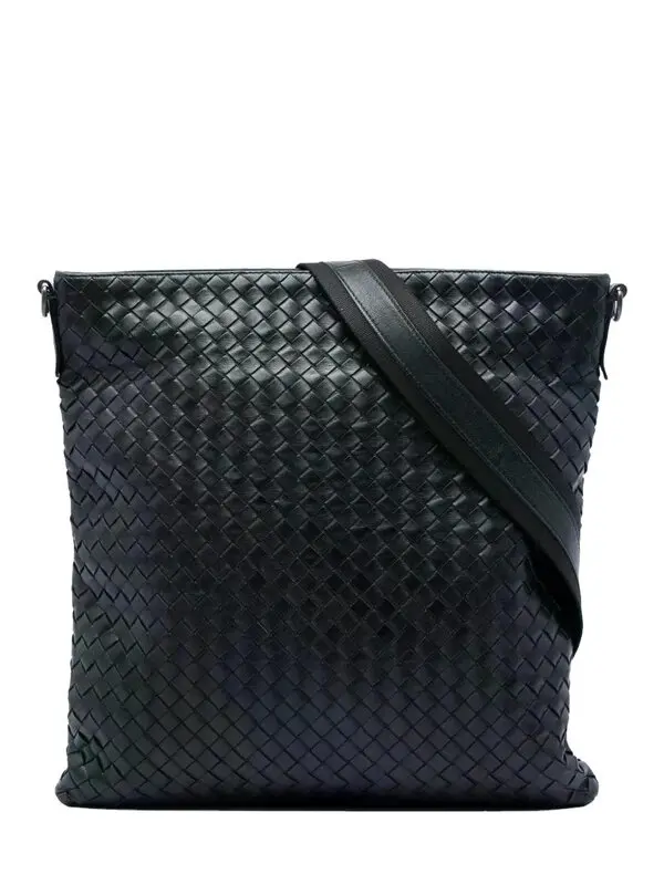 Bottega Veneta Nappa Intrecciato Vn Crossbody Bag - Black