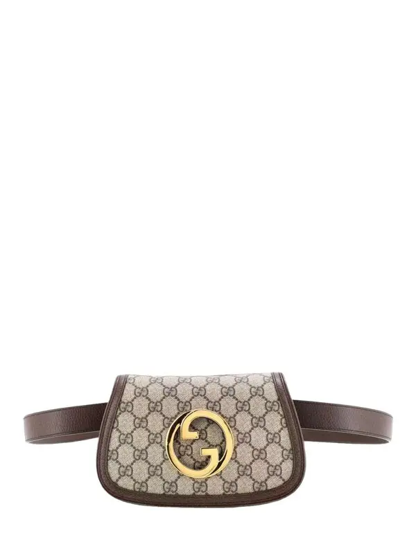 Gucci Blondie Gg Coated Canvas Belt Bag - Brown