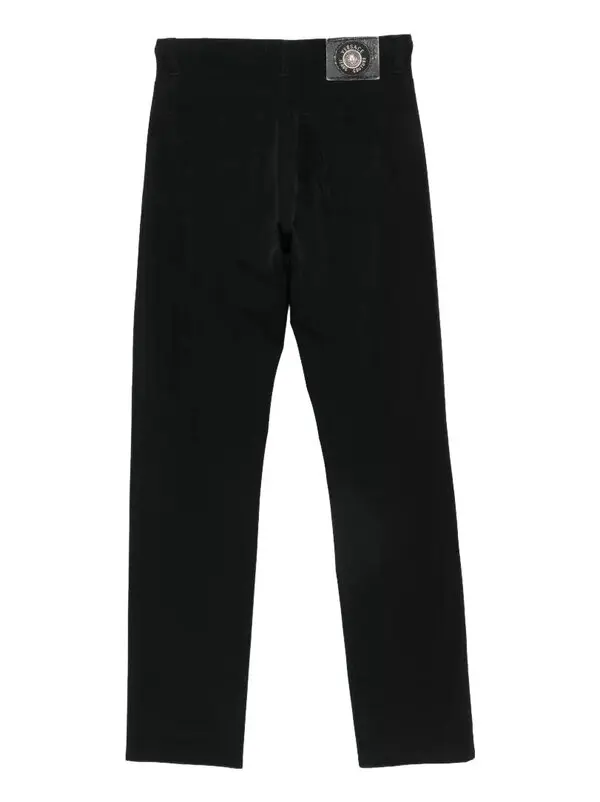 Versace 1990s Medusa Head Motif Jeans - Black