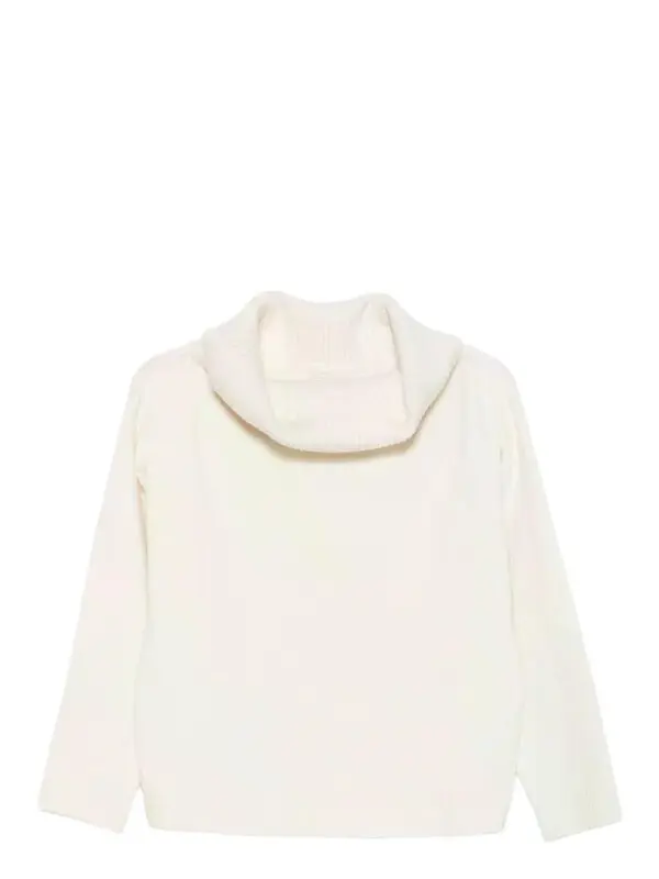 Loulou De Saison Sibyl Cowl Neck Sweater - Neutrals