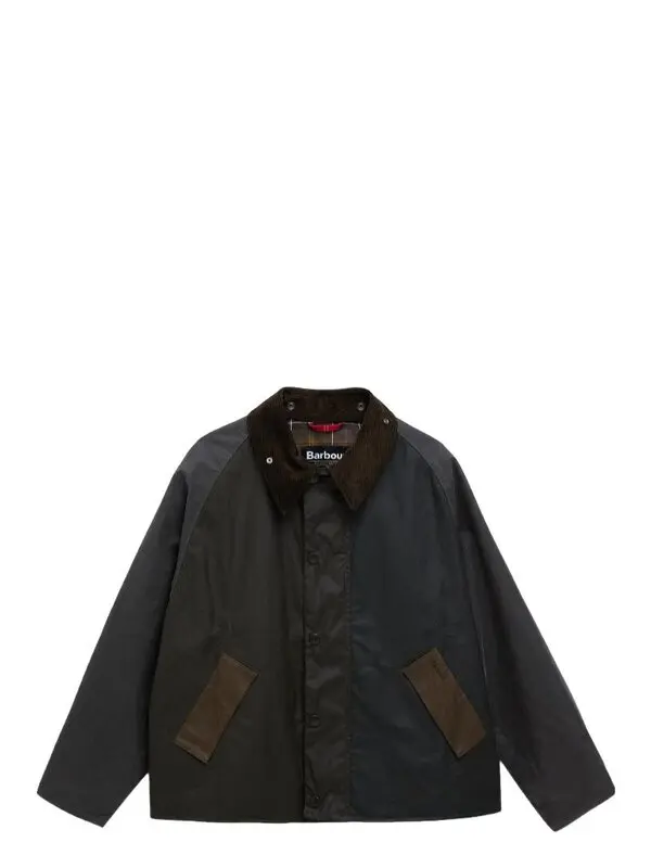 Barbour Patchwork Transport Waxed Jacket - Sage