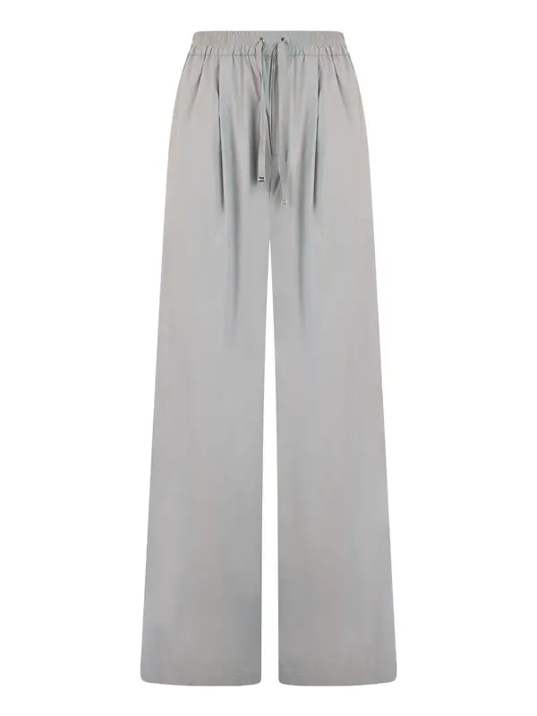 Herno Drawstring Wide-leg Trousers - Light Gray