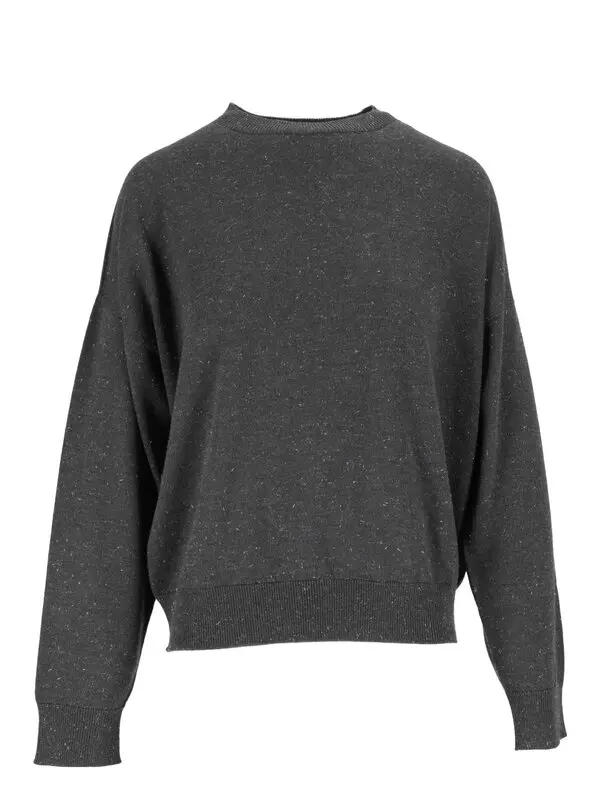 Peserico Long-sleeve Knit Top - Black