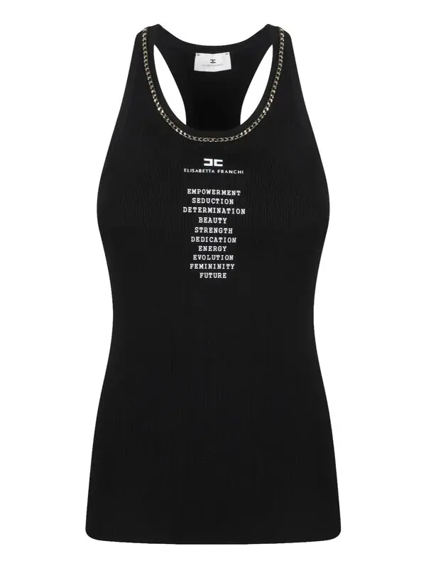 Elisabetta Franchi Chain-link Tank Top - No