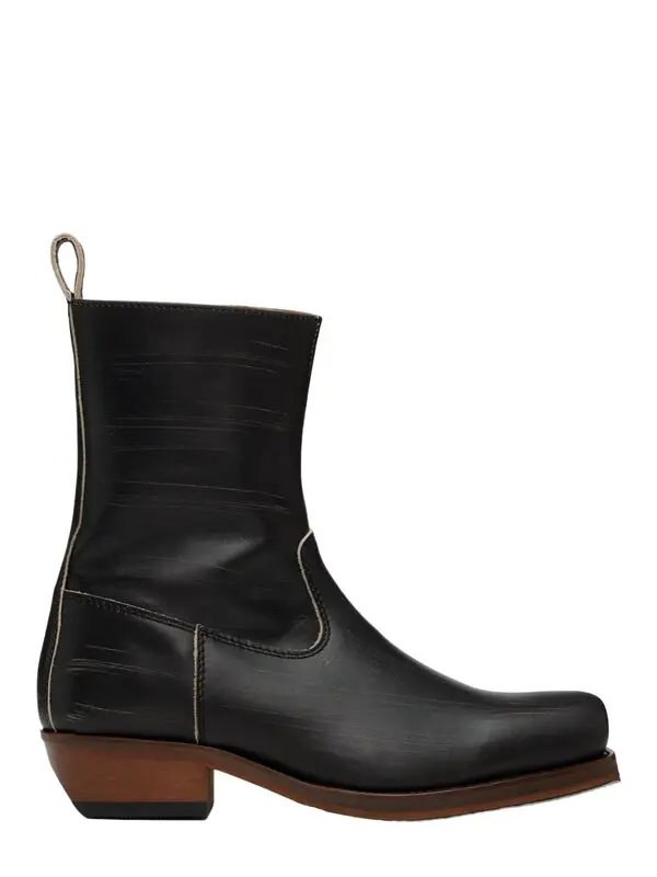 WON HUNDRED X Sendra Barcelona Ankle Boots - Black/brown