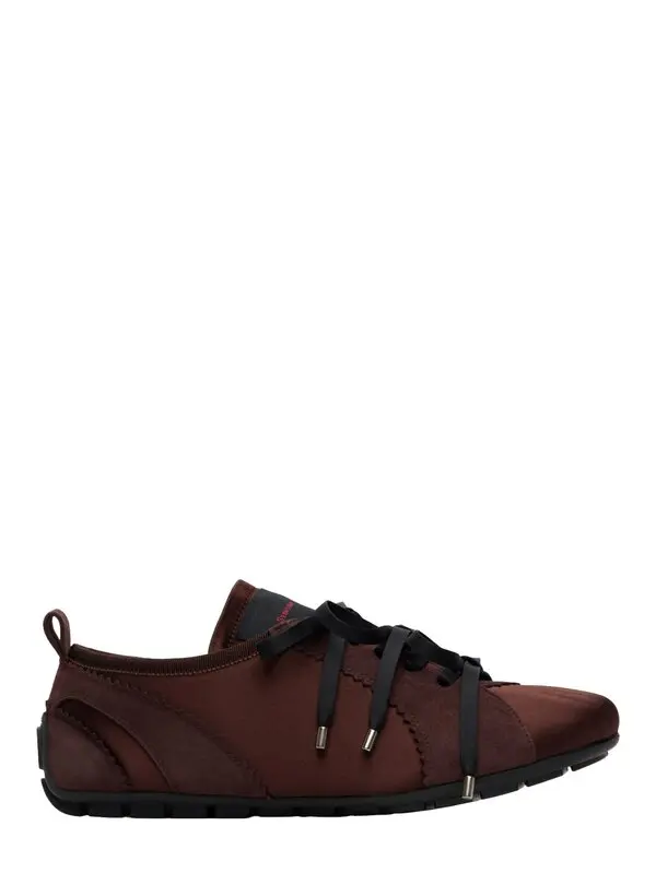 Simone Rocha Ballerina Grip Lace-up Sneakers - Dark Brown