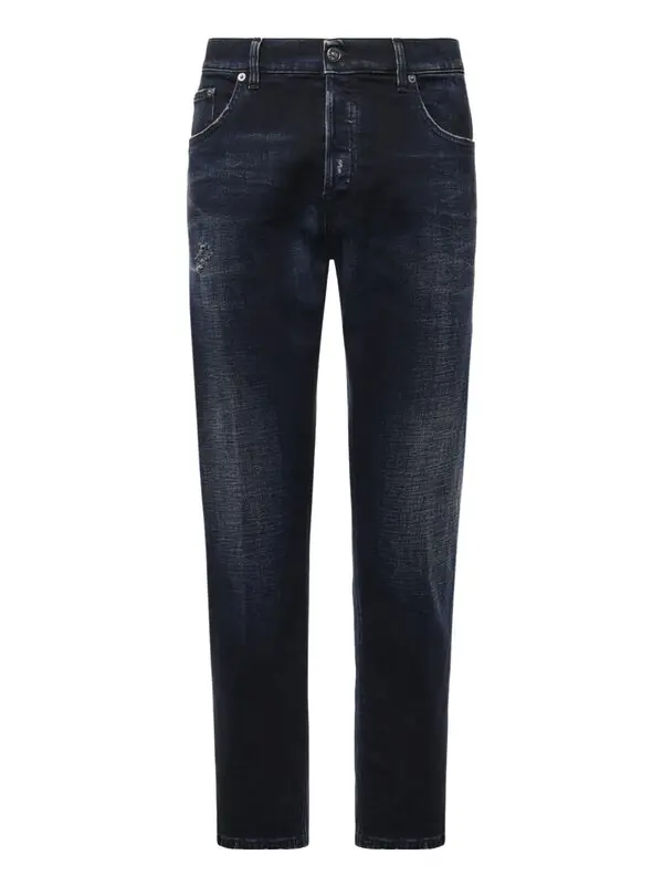 DONDUP Faded Distressed Jeans - Black